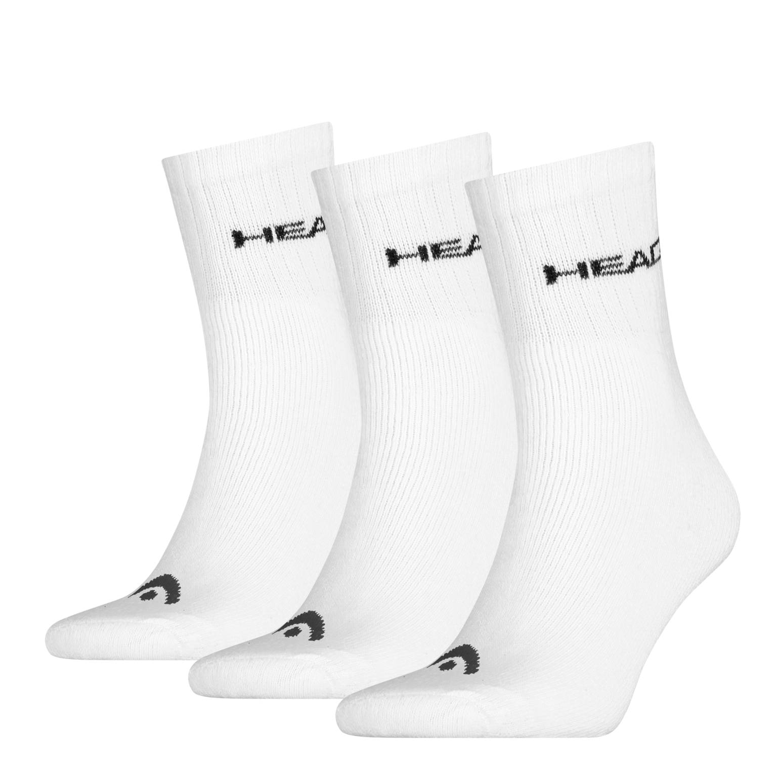 גרביים לבנות - HEAD SHORT CREW 3P UNISEX - HEAD